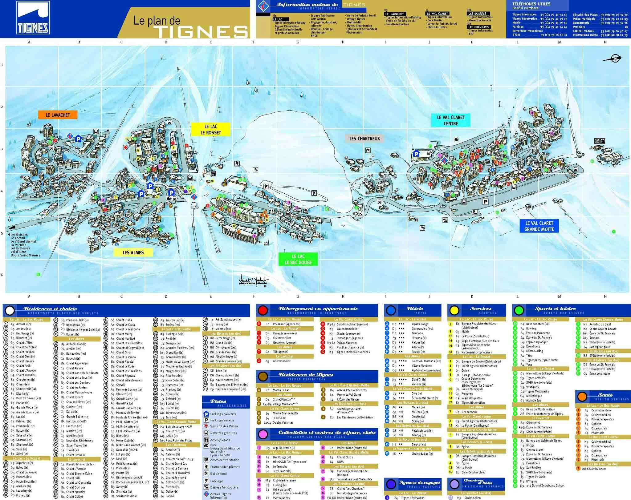 Piste Map — Tignes | OVO Network